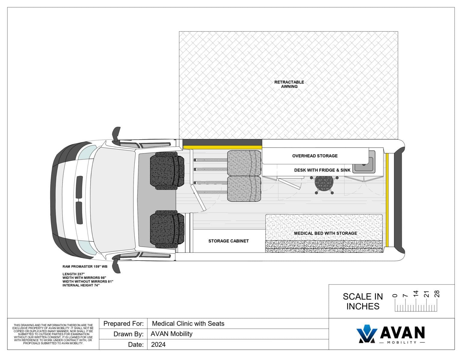 Mobile Medical Van and Wheelchair Van Inventory